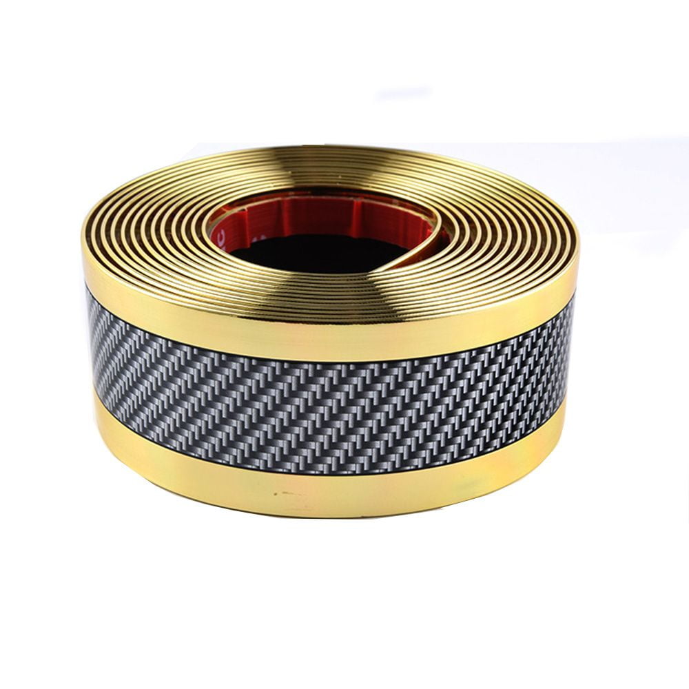 Car Styling Car Threshold Protection Carbon Fiber Sill Protector Bumper ...