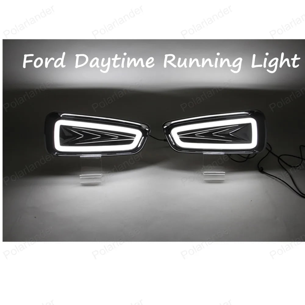 Car Styling Fit Ford F150 SVT Raptor 2009-2014 2x LED DRL Daytime ...