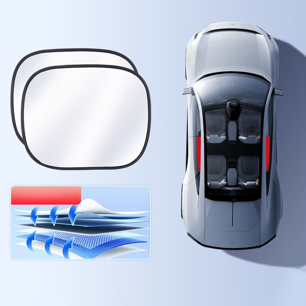Car Sun Shade Cover For Car Side Window Ultra-Light Electrostatic ...