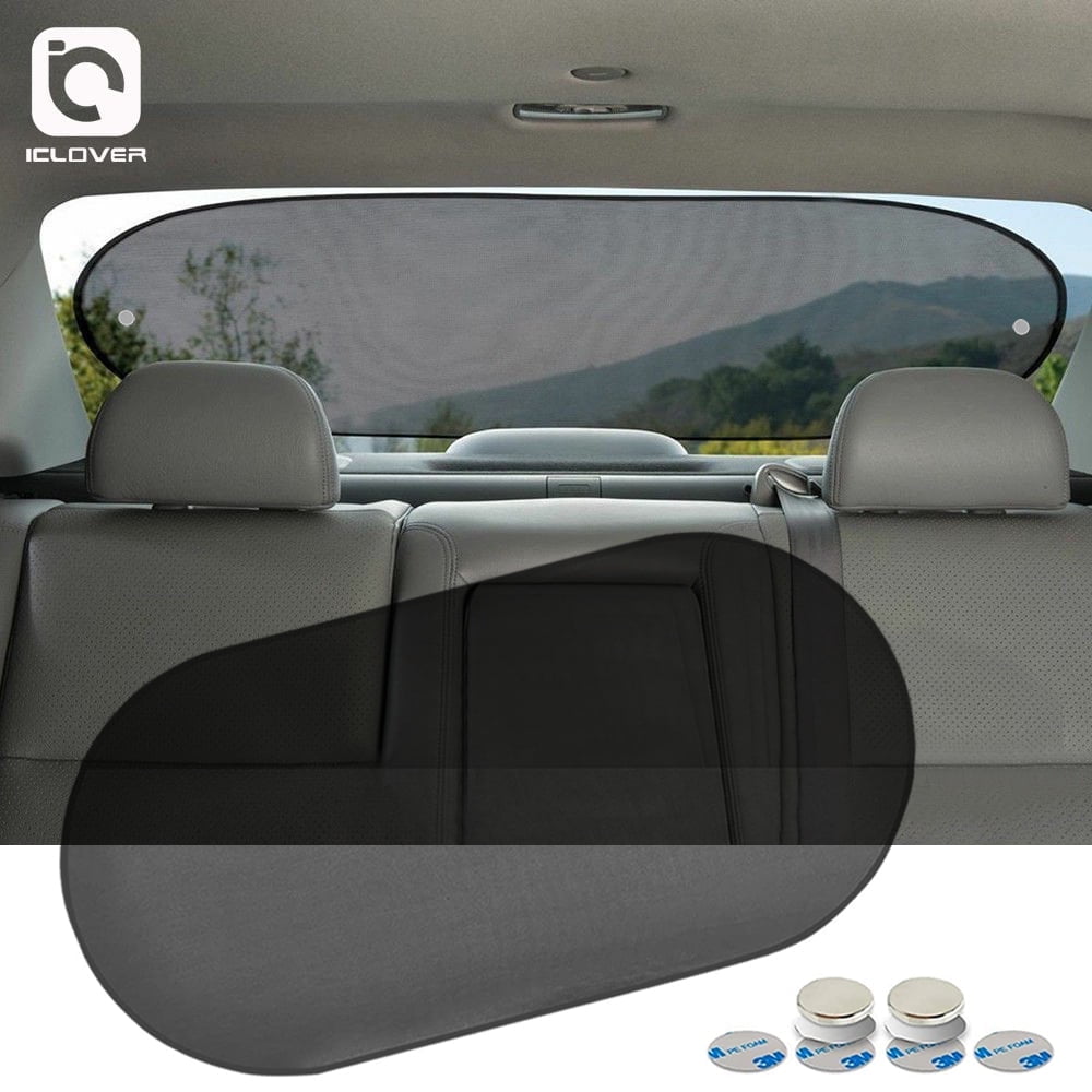 Car Sun Shade, IC ICLOVER UV Protection Folding Auto Rear Window ...