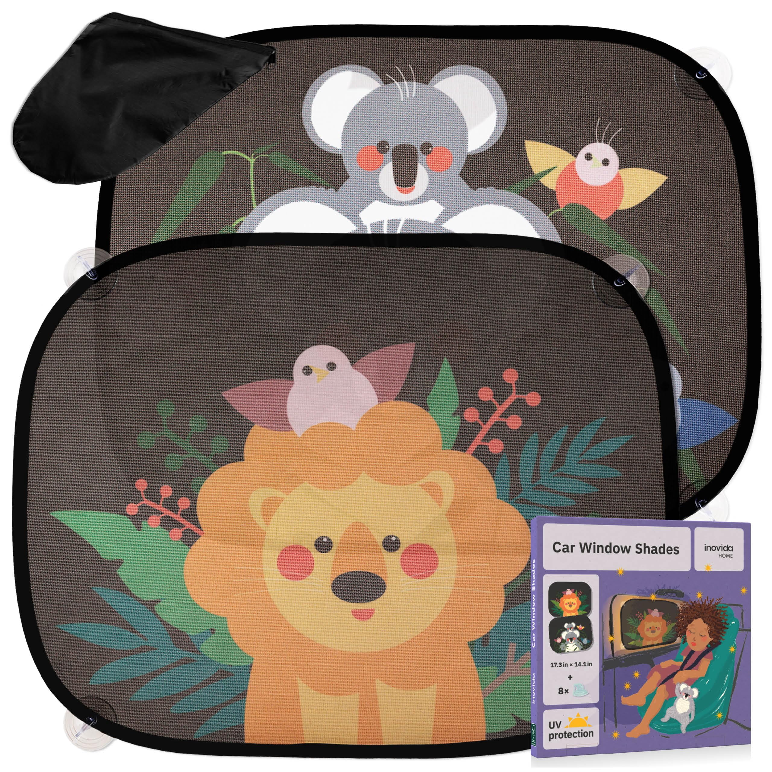 Car Sun Shades for RRF12 Kids - 2-Pack Baby Window Shades with UV ...