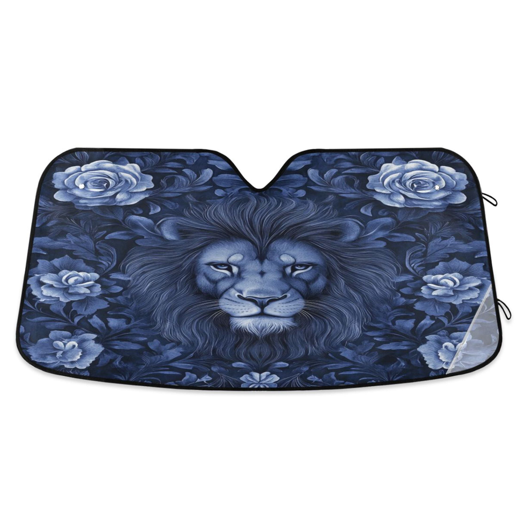 Car Sun Visor 55*27.6inch Windshield Sun Shield Car Sun Curtain Car Sun ...