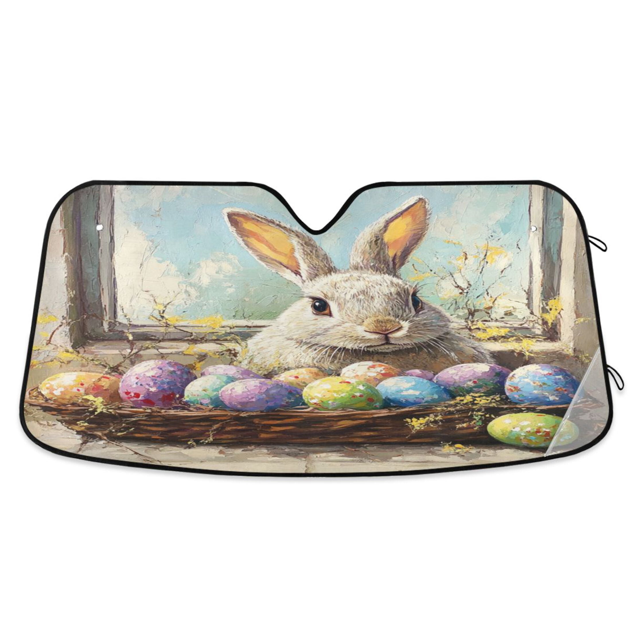 Car Sun Visor 57*31.5inch Windshield Sun Shield Car Sun Curtain Car Sun ...