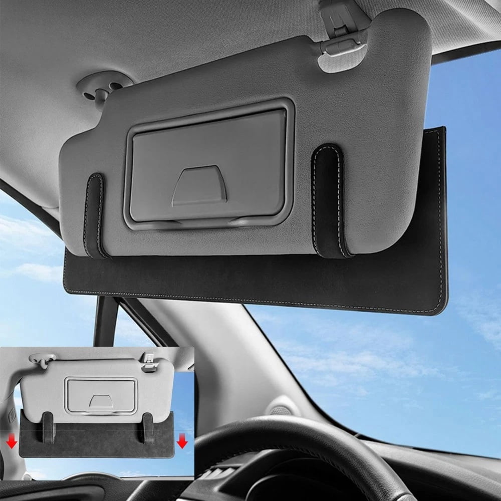 Car Sun Visor Extender, Anti-Glare Clip-On Sun Shade for Driving ...
