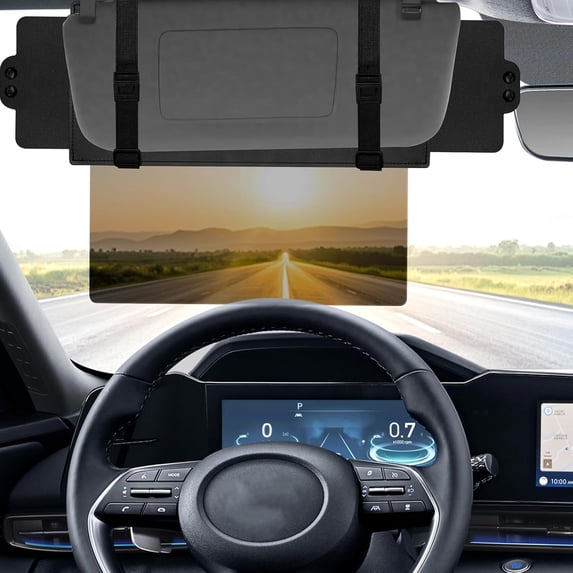 Car Sun Visor Organizer, Multi-Pocket Visor Organizer Storage Pouch ...