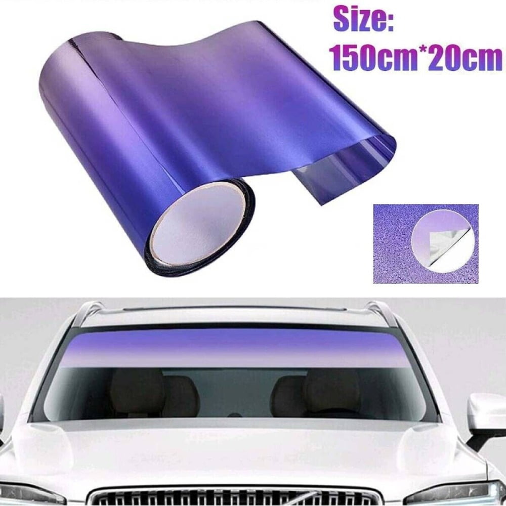 Car Sun Visor Strip Tint Film Front Wind Shield UV Shade Banner Window ...