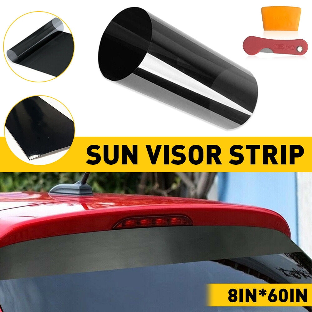 Car Sun Visor Strip Tint Film Front Windshield UV Shade Banner ...