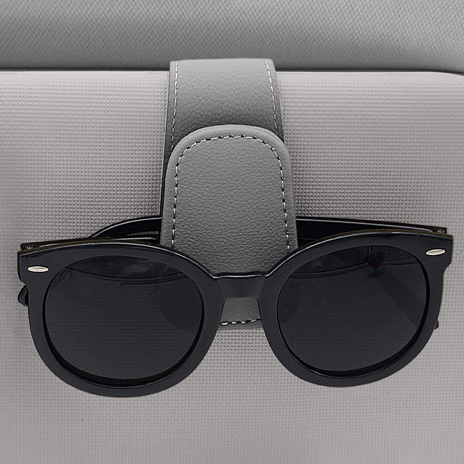 Car Sunglasses Holder Sun Visor Clip - Magnetic Car Glasses Holder ...