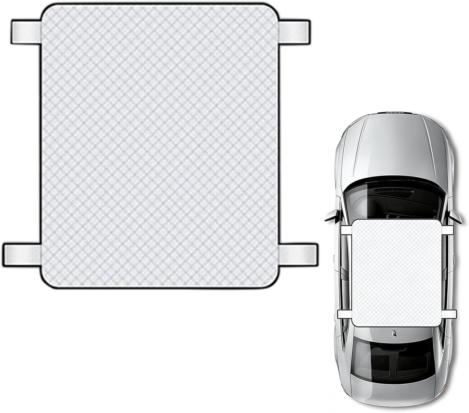 Car Sunroof Cover, Waterproof Portable Car Roof Sun Shade Cover ...