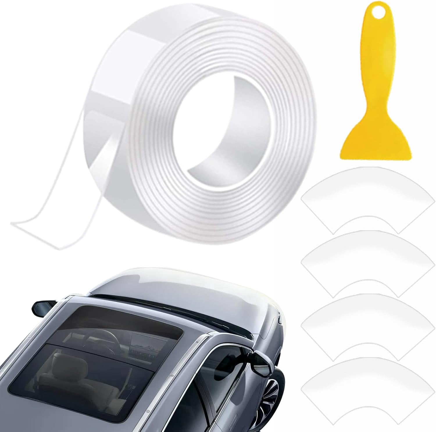 Car Sunroof Sealing Tape, Rainproof Roof Sealing Strip, Sunroof Weather ...