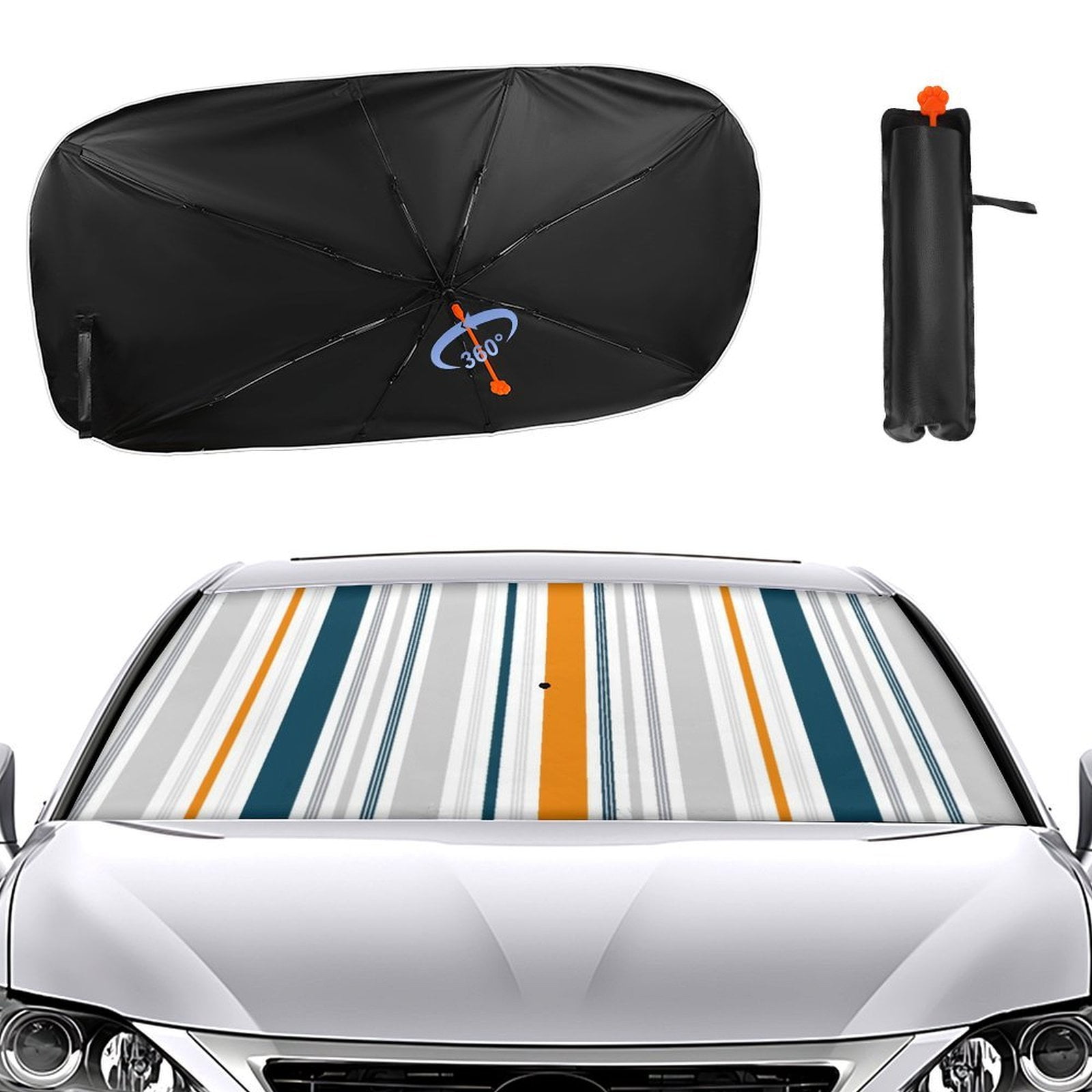 Car Sunshade 52.4×28.7in Light And Portable Uv Insulation For The Vast ...
