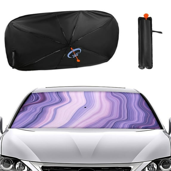 Car Sunshade 52.4×28.7in Light And Portable Uv Insulation For The Vast ...
