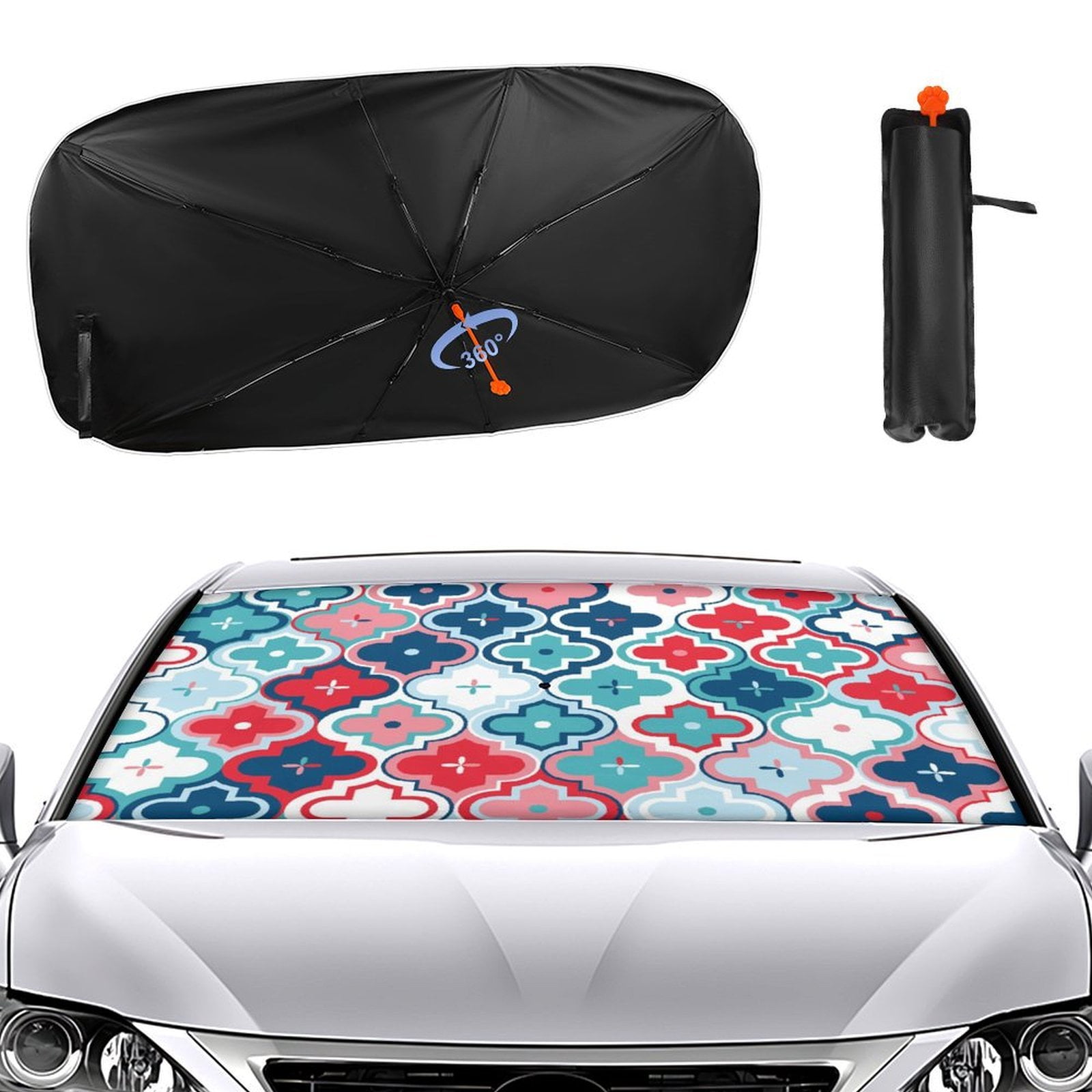Car Sunshade 52.4×28.7in Light And Portable Uv Insulation For The Vast ...