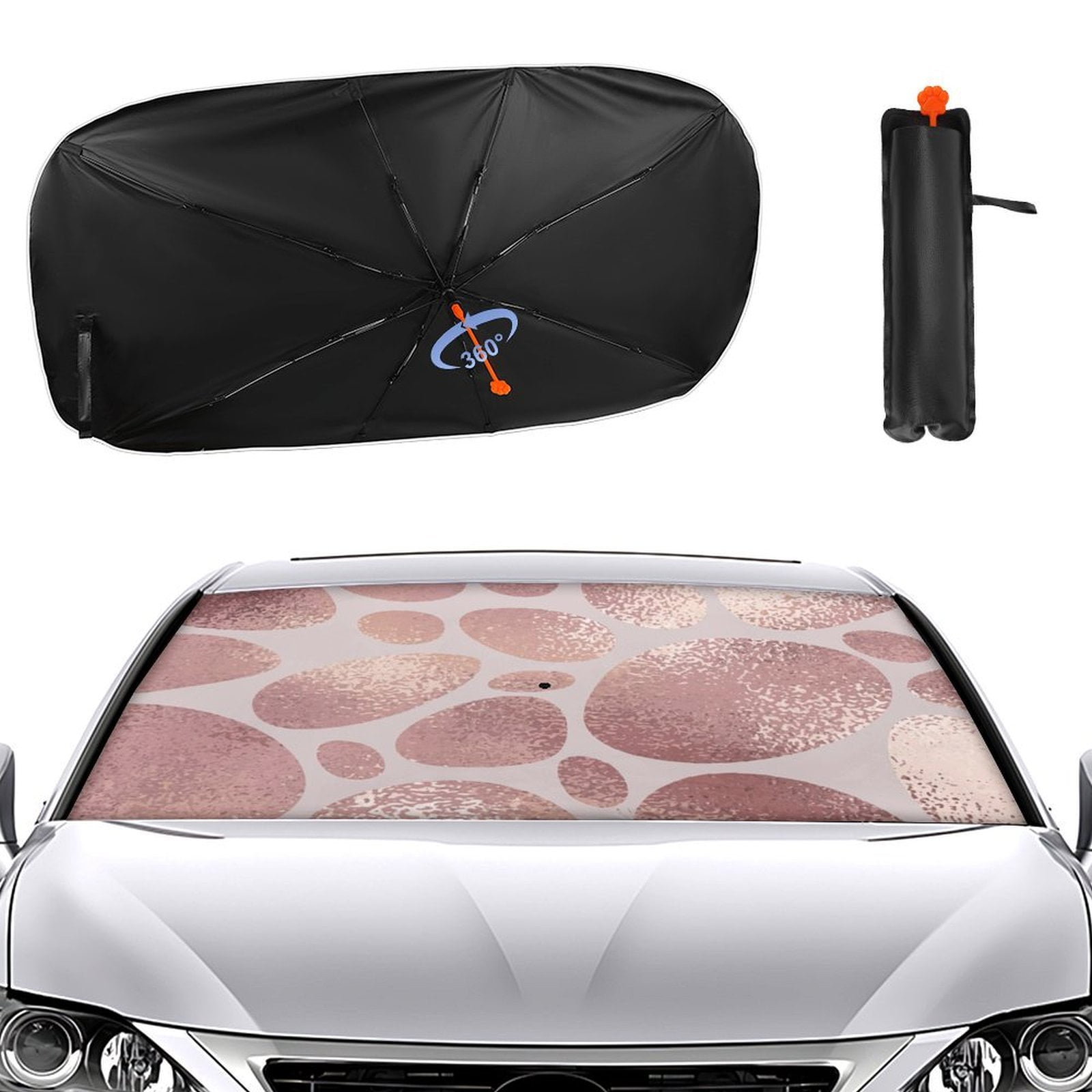 Car Sunshade 52.4×28.7in Light And Portable Uv Insulation For The Vast ...