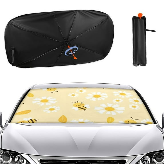 Car Sunshade 52.4×28.7in Light And Portable Uv Insulation For The Vast ...