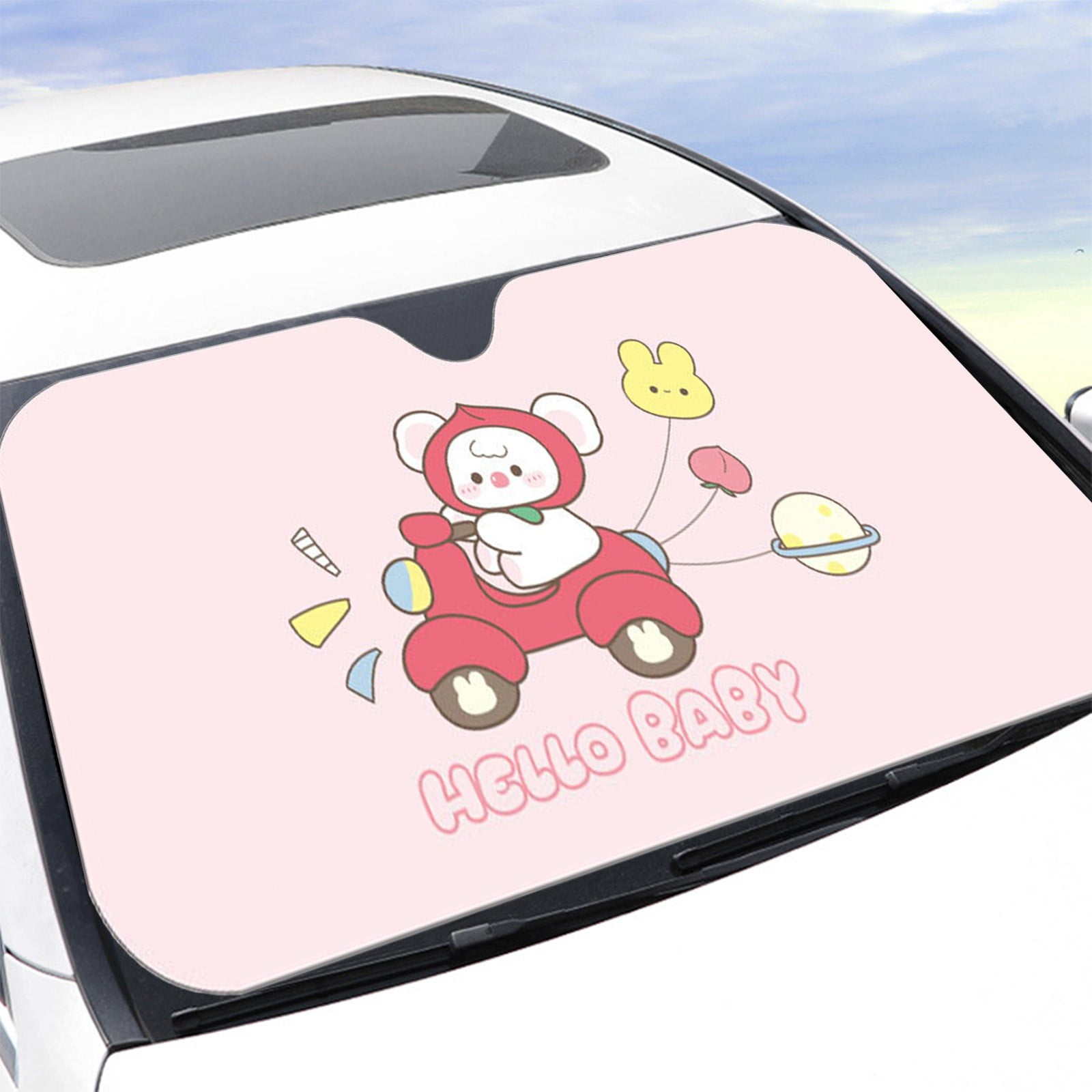 Car Sunshade Front Car Windshield Cover Sun Protection And Heat ...