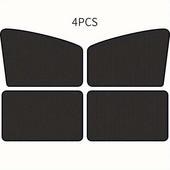 Car Sunshade Magnetic Retractable Insulation Panel Shield, Front Side ...