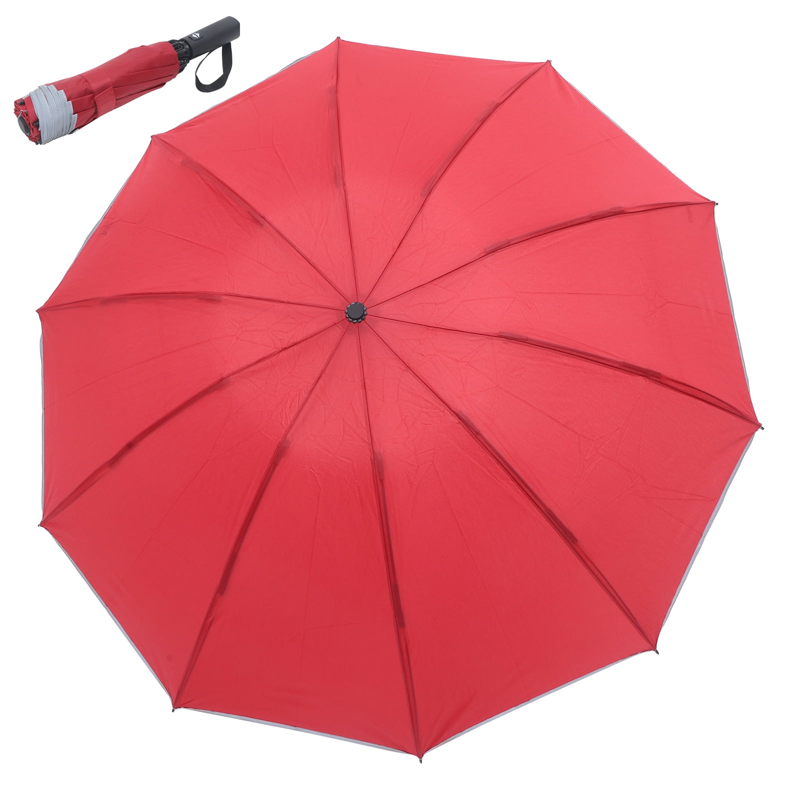 Brandonz Foldable Umbrella Outdoor Use Wind-proof Umbrella Universal ...