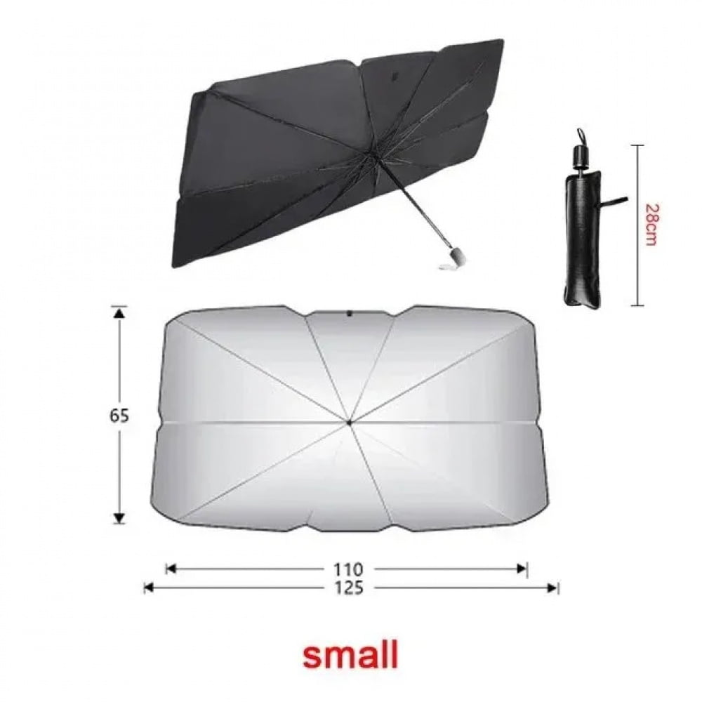 Car Sunshade Umbrella Windshield Folding Front Parasol Umbrella Type ...