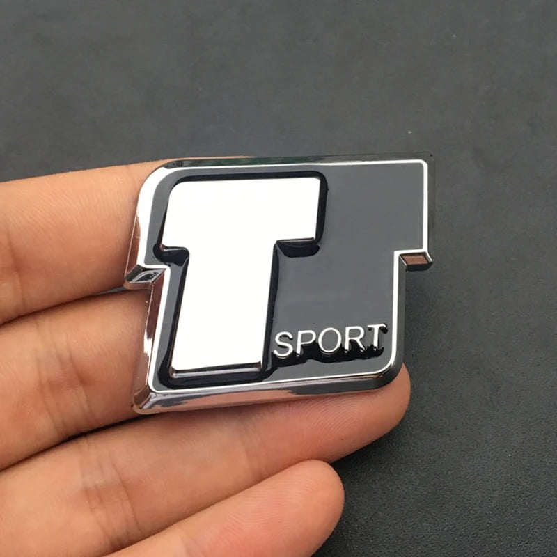 Car T Sport Logo Trunk Body Badge Emblem Decals Sticker For Toyota 86 ...