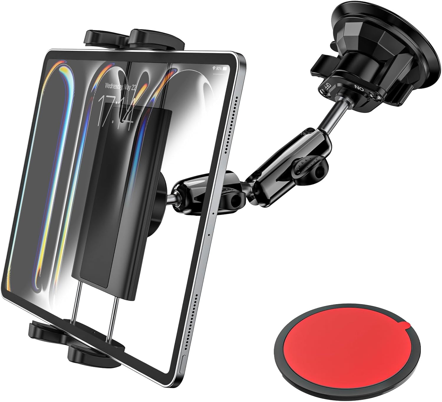 Car Tablet Holder Windshield, Dashboard Truck Tablet Mount - [Strong ...