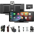 Cam Link 4k Flexscreen Pro 2025 - 10.26" HD CarPlay Display With 4K Dash Cam (Front & Rear) Flex ...