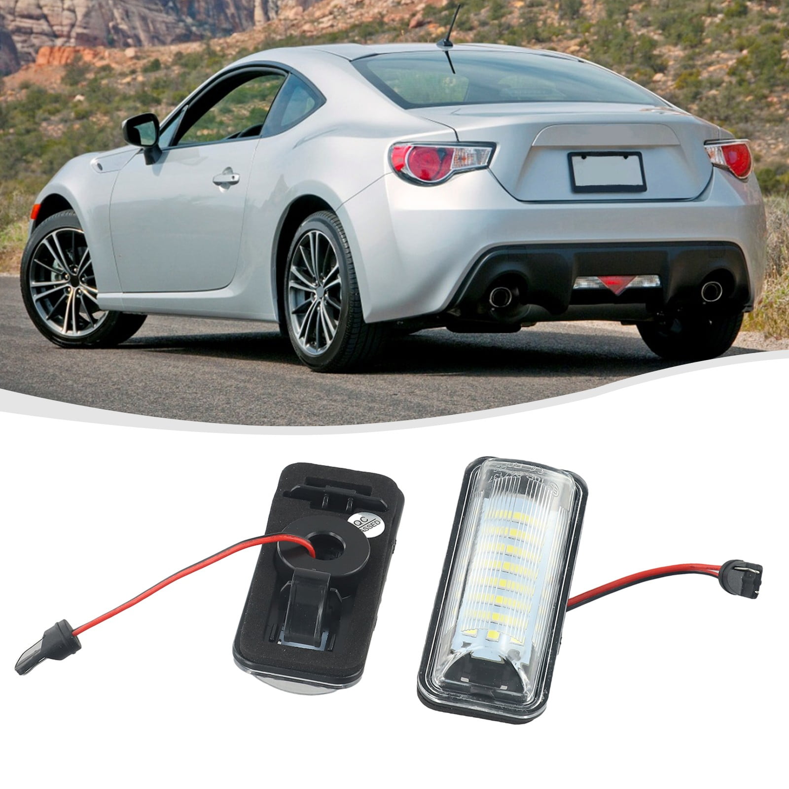 Car Tail Led Number License Plate Lights Lamps Assembly for forester ...