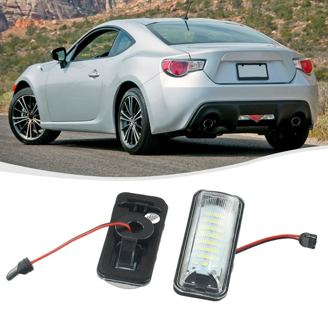 Car Tail Led Number License Plate Lights Lamps Assembly forester for ...