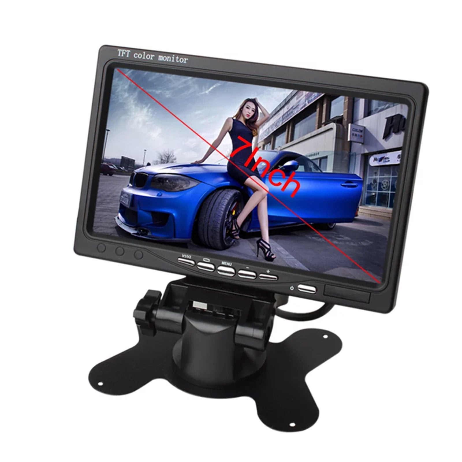 Car ,Tft Car Inch 1024x600 Display 1024x600 Screen Camera Display Screen Rear View Display Av Rv ...