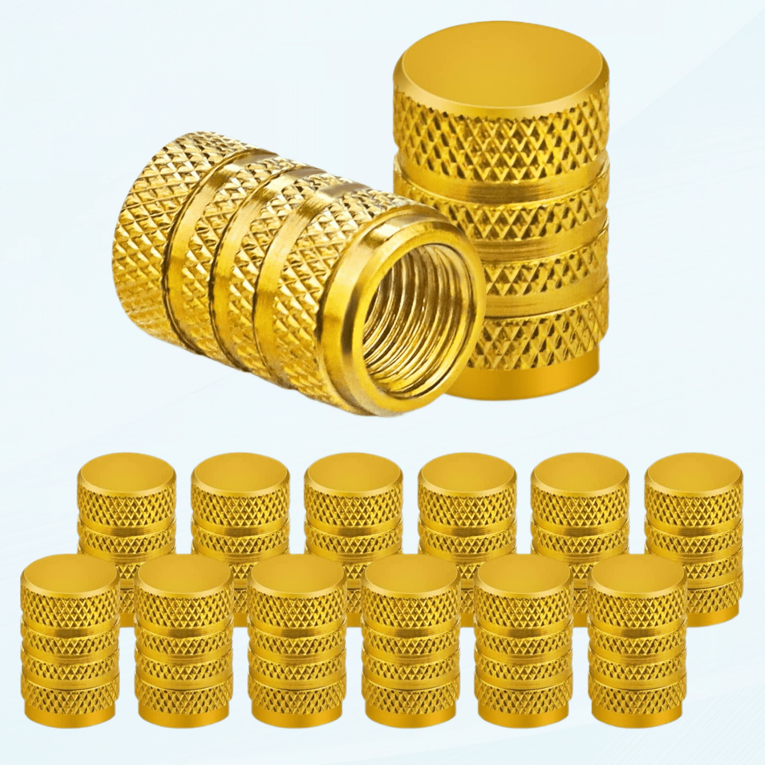 Car Tire Caps, 12PCS Valve Stem Caps, Universal Tire Valve Stem Caps ...