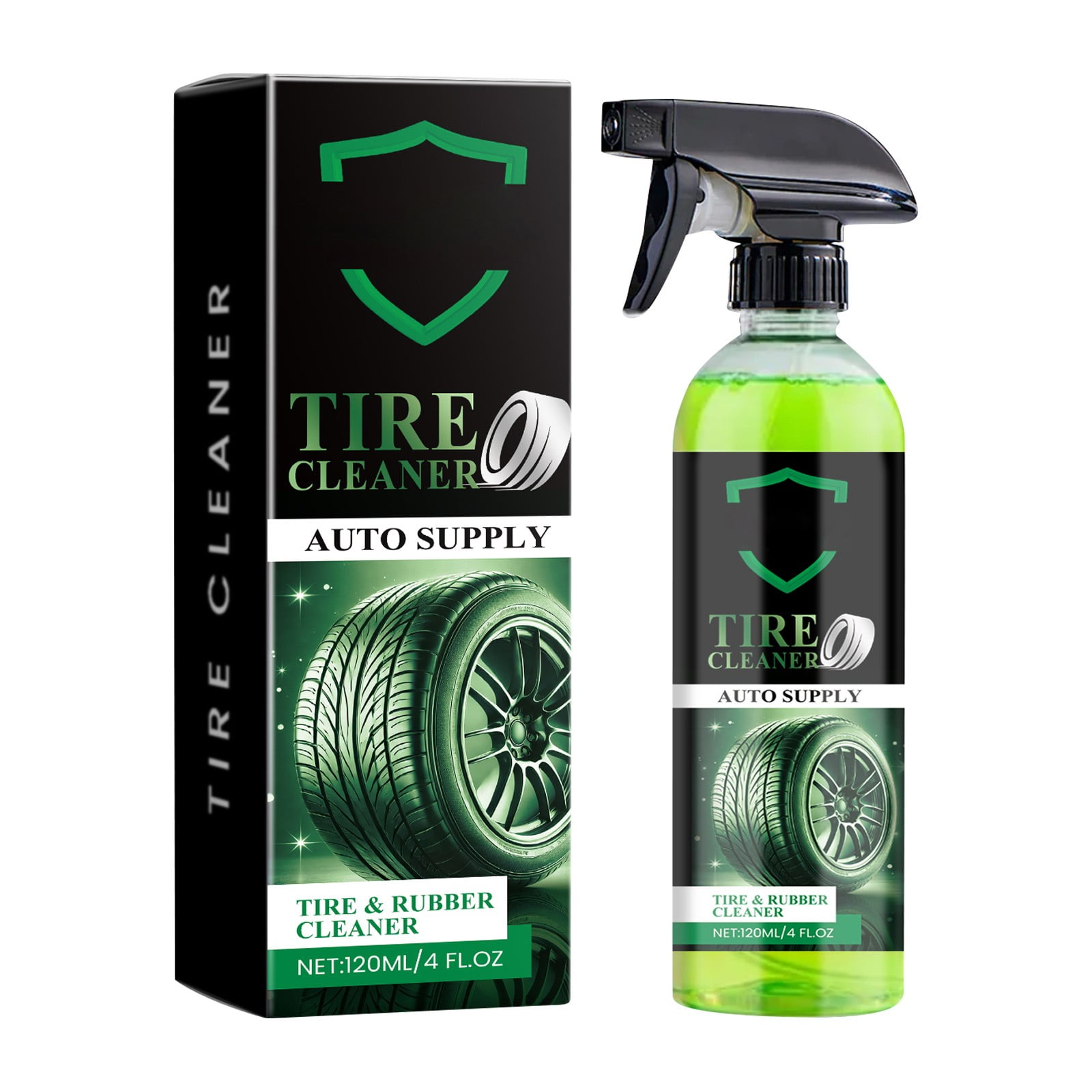 Car Tire Cleaner Spray Cleaning And Stain Removal Spray Descaling And ...
