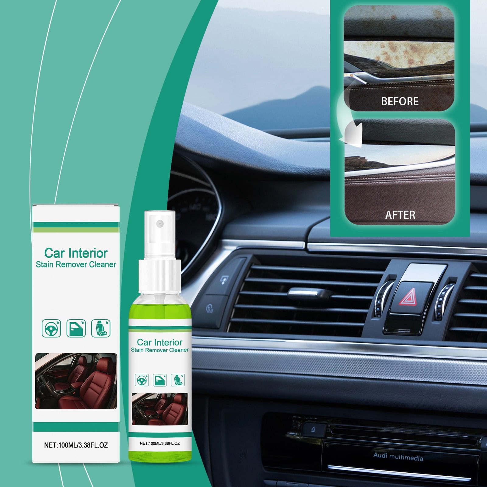 Car Tire Cleaner and Stain Removal Spray 120ML – Effective Tire ...