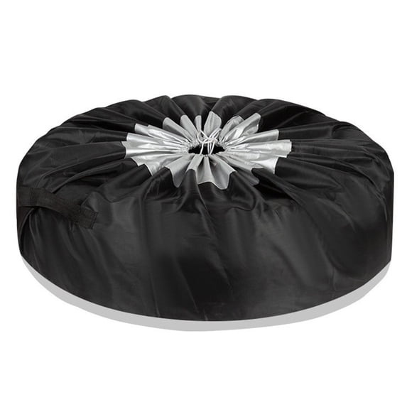 Car Tire Cover Wheel Storage Bag Outdoor Use Tire Storage 190T Silver ...