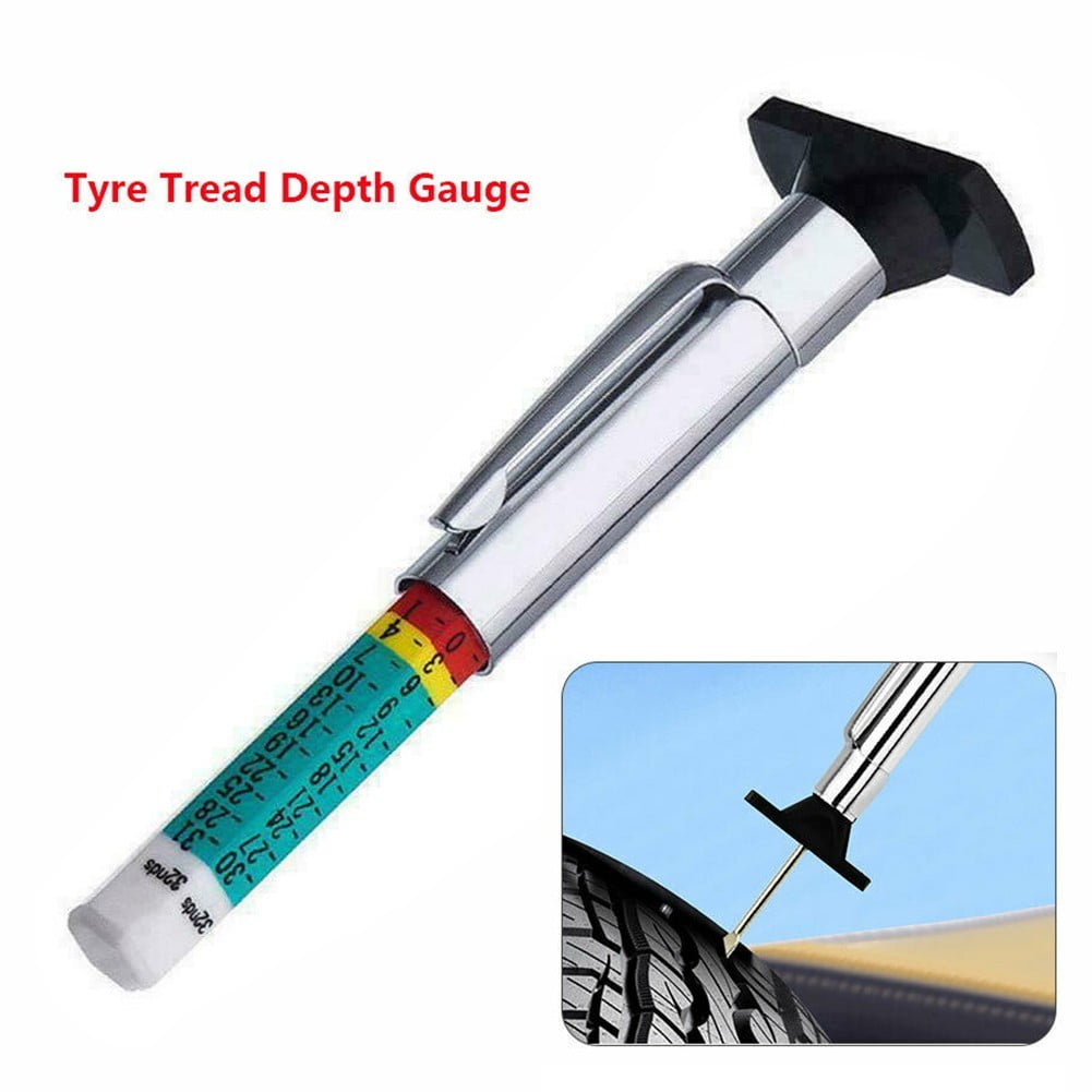 Car Tire Depth Gauge Tester Color Tyre Tread Metric Gage Motors ...