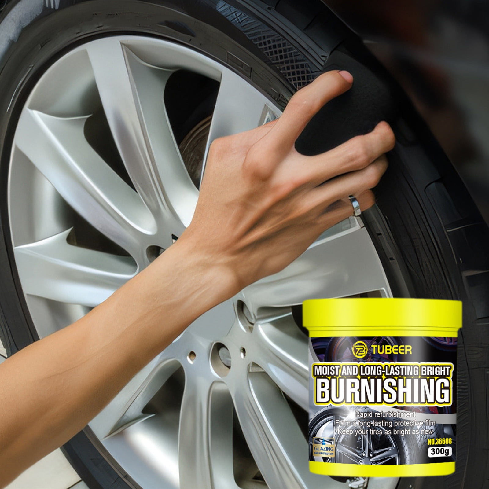 Car Tire Paste Brightener Blackening Brightening Degreasing Maintenance ...