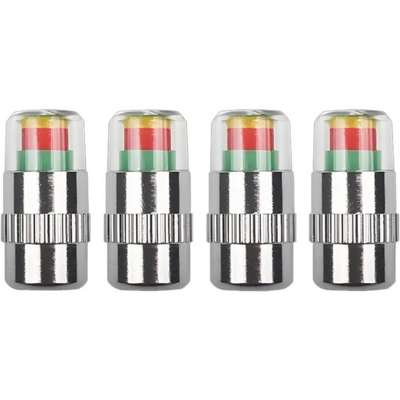 Car Tire Pressure Monitor Valve Stem Caps, 2026 New 3 Color Tire ...