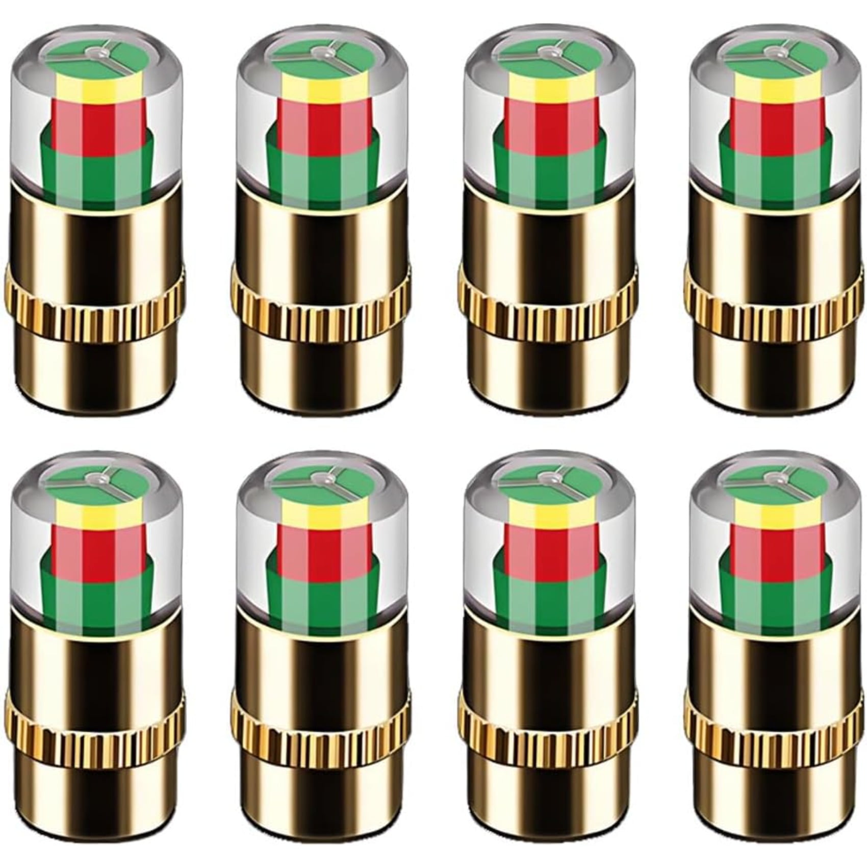 Car Tire Pressure Monitor Valve Stem Caps, 2026 New 3 Color Tire ...