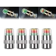 Car Tire Pressure Monitor Valve Stem Caps, Durable Metal Caps with ...