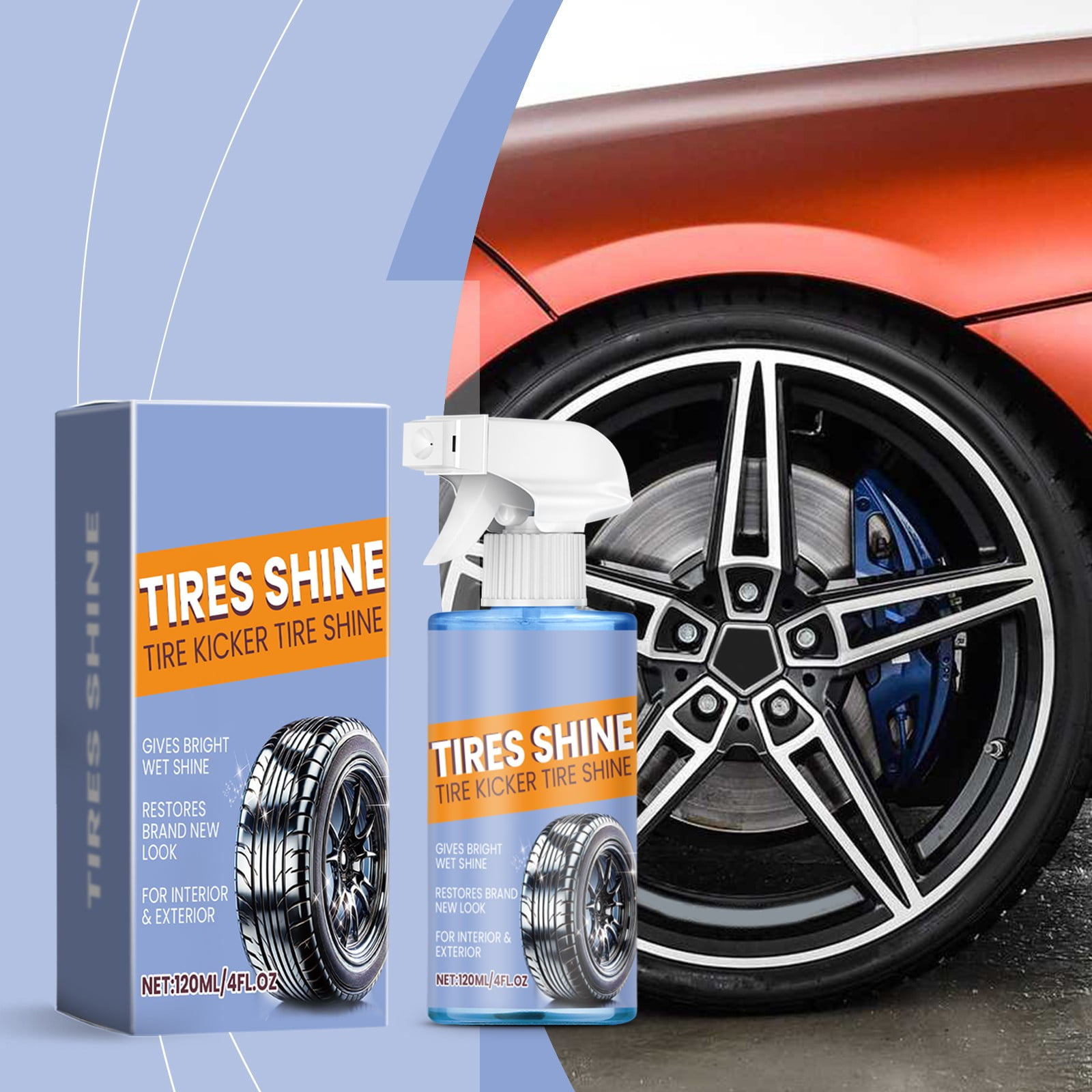 Car Tire Retreading Spray 120ml – Tire Stain Cleaner & Conditioner ...