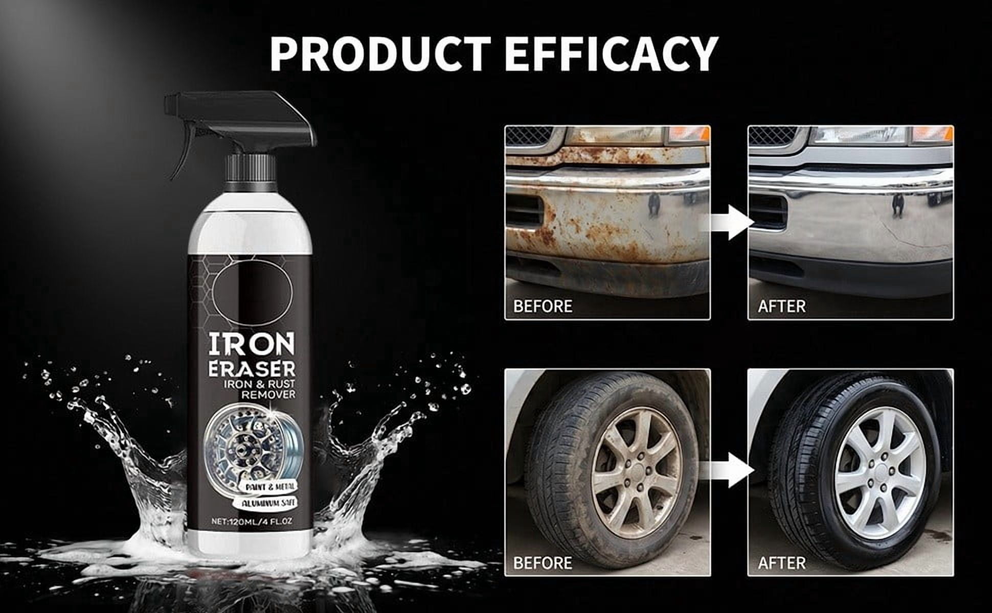 Car Tire Rust Remover Cleaning Rust Remover Stain Remover Fresh Car ...