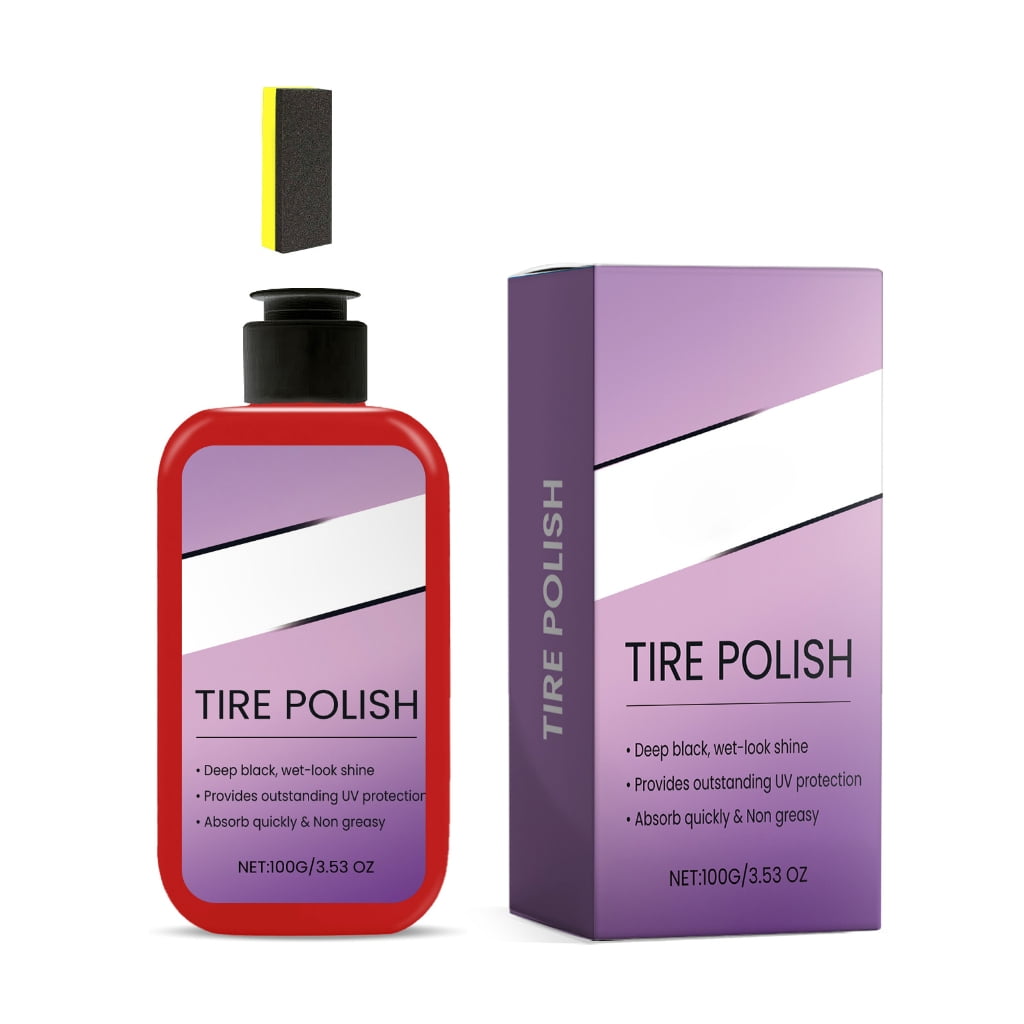 Car Tire Shine Coating Tire Shine Plastic Rubber Brightener Car ...