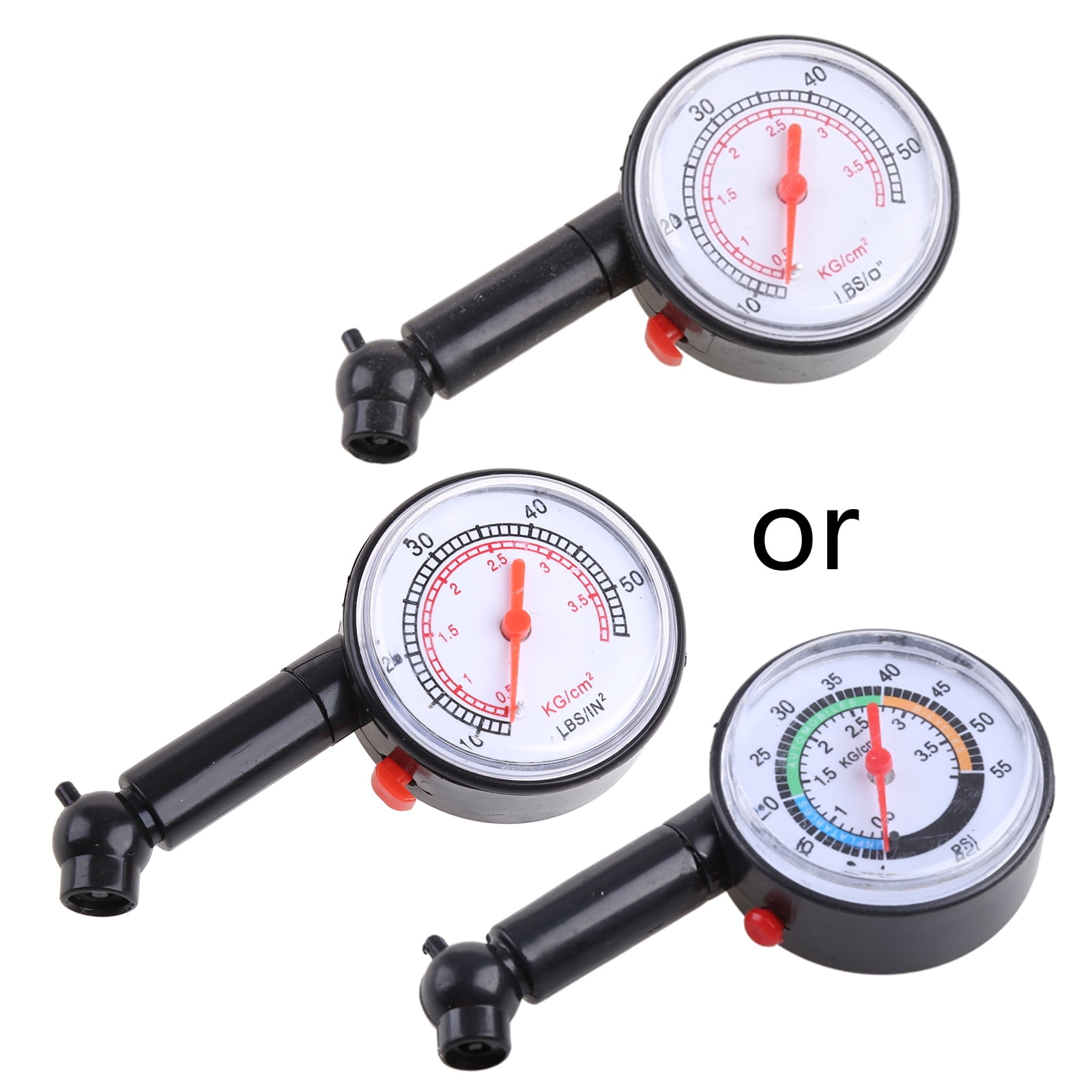Car Tire Tyre Air Pressure Gauge Meter Tool Metal Manometer Barometers ...