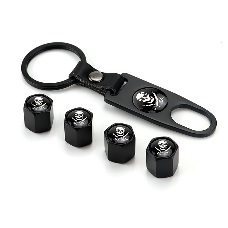 Car Tire Valve Cap Aluminum Anti-theft Valve Modified Core Cover For ...