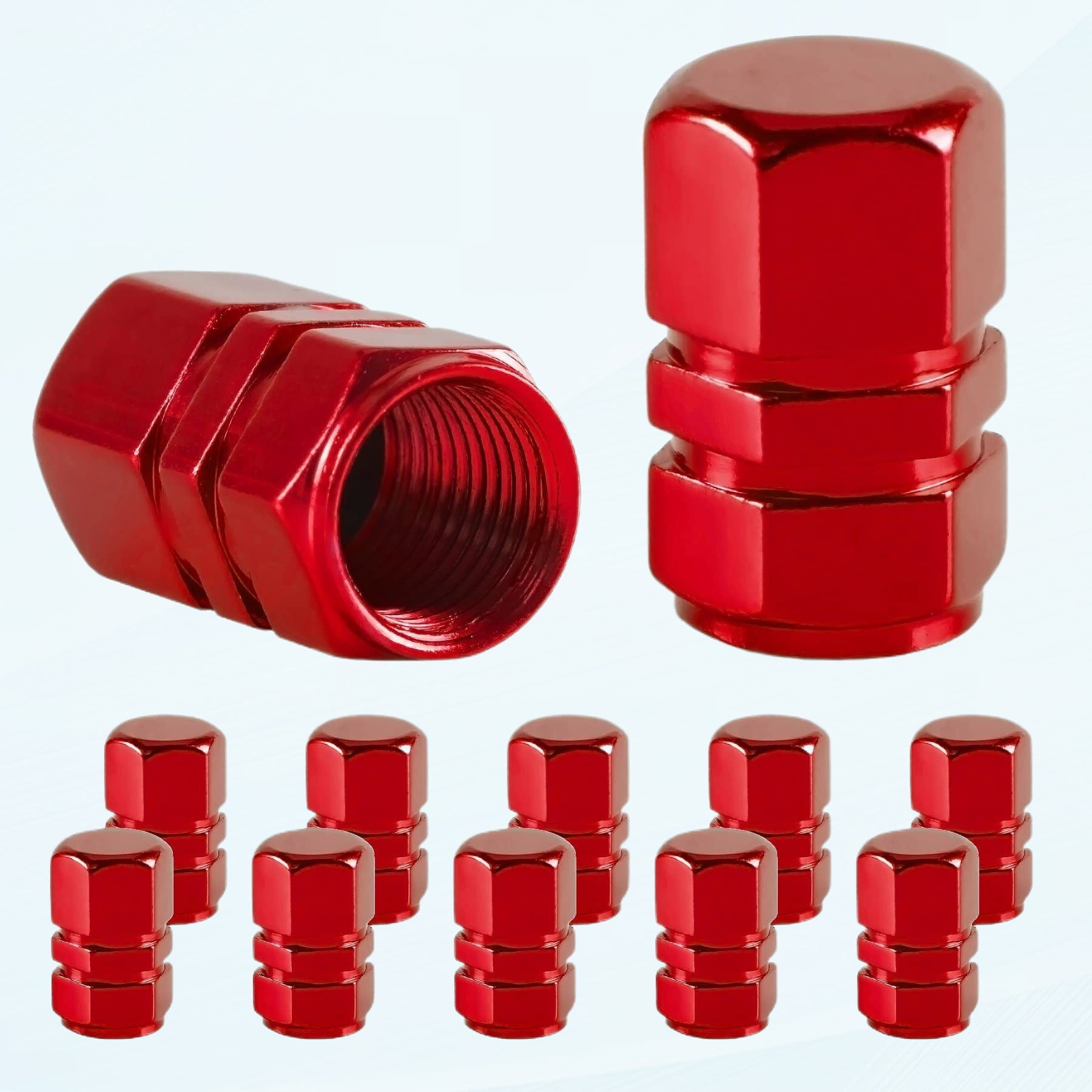 Car Tire Valve Stem Caps, 12pcs Air Caps Cover, Universal for Cars ...