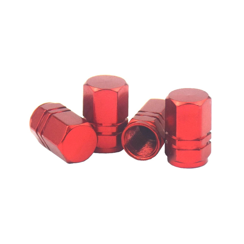 Car Tire Valves Caps Universal Air Caps Cover Aluminum Alloy Tire ...