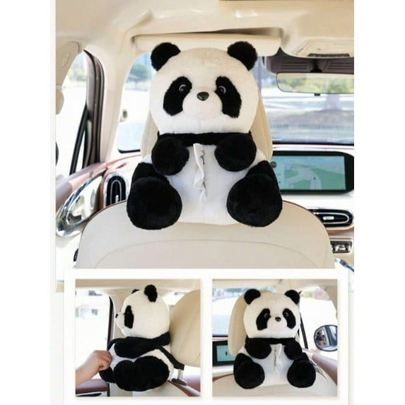 Car Tissue Box Creative Plush Cartoon Armrest Box, Multi-Functional ...