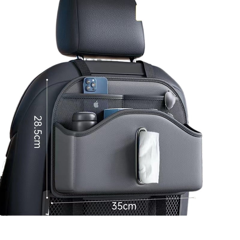 Car Tissue Holder, Car Back Seat Organizer Keep Car Organized, PU ...