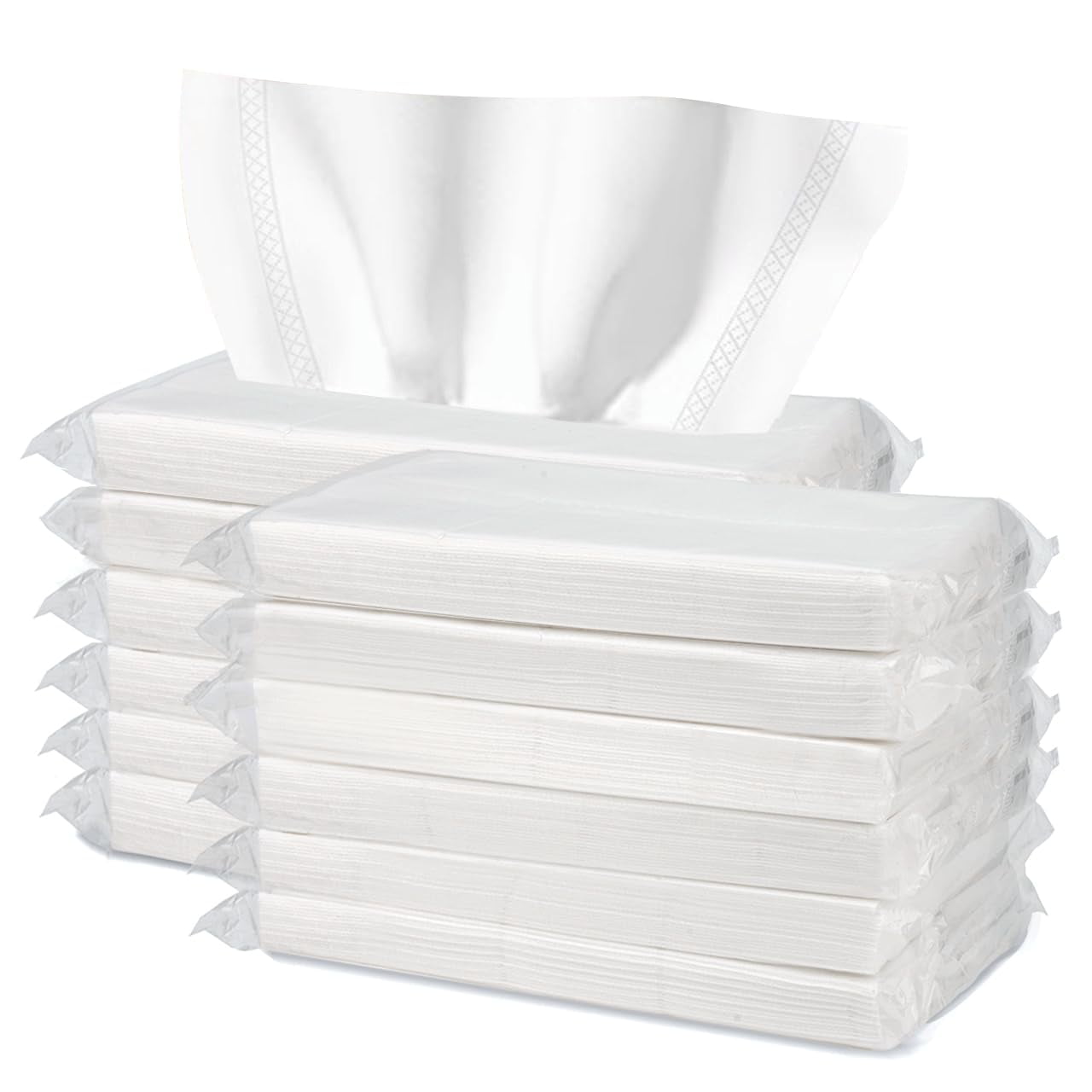 Car Tissue Refill, 12 AIF9 Packs 50 Sheets per Pack, Disposable Facial ...