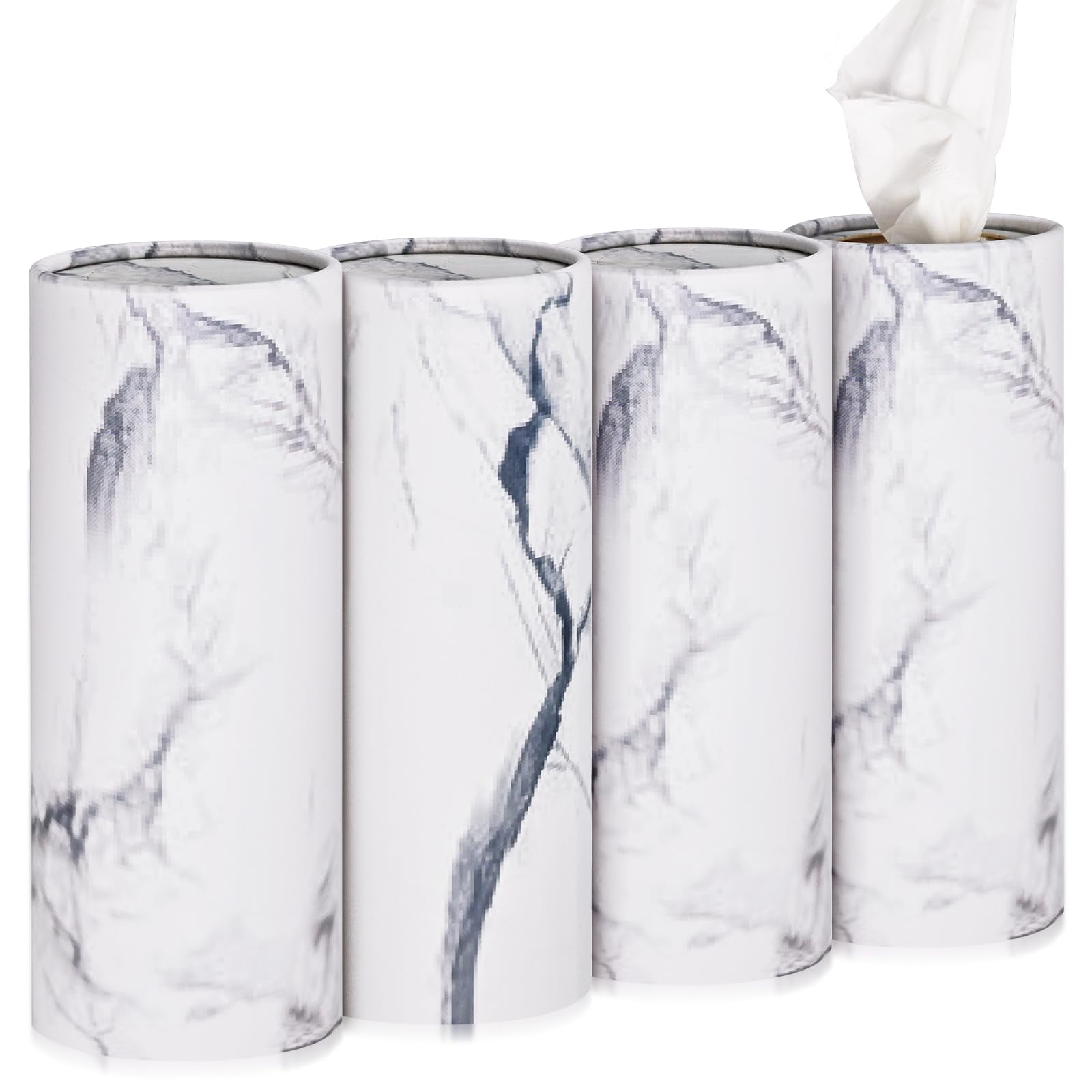 Car Tissues Holder,4 Pack SSF20 Car Tissue Box with Facial Tissues ...