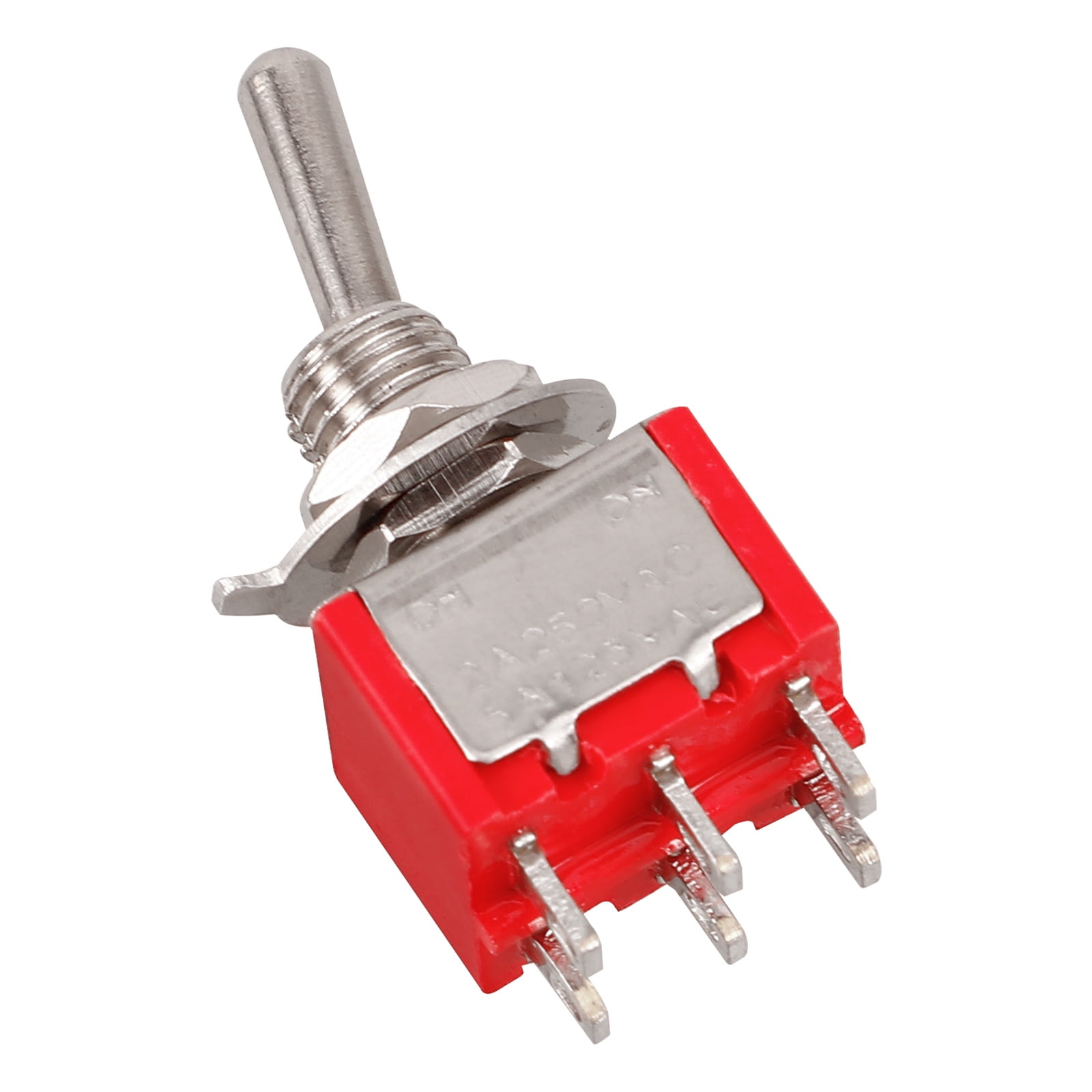 Car Toggle Switch 6 Pin 2 Position Electronic Device Vehicle Rocker ...